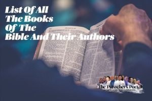 List Of All The Books Of The Bible And Their Authors » The Preachers Portal