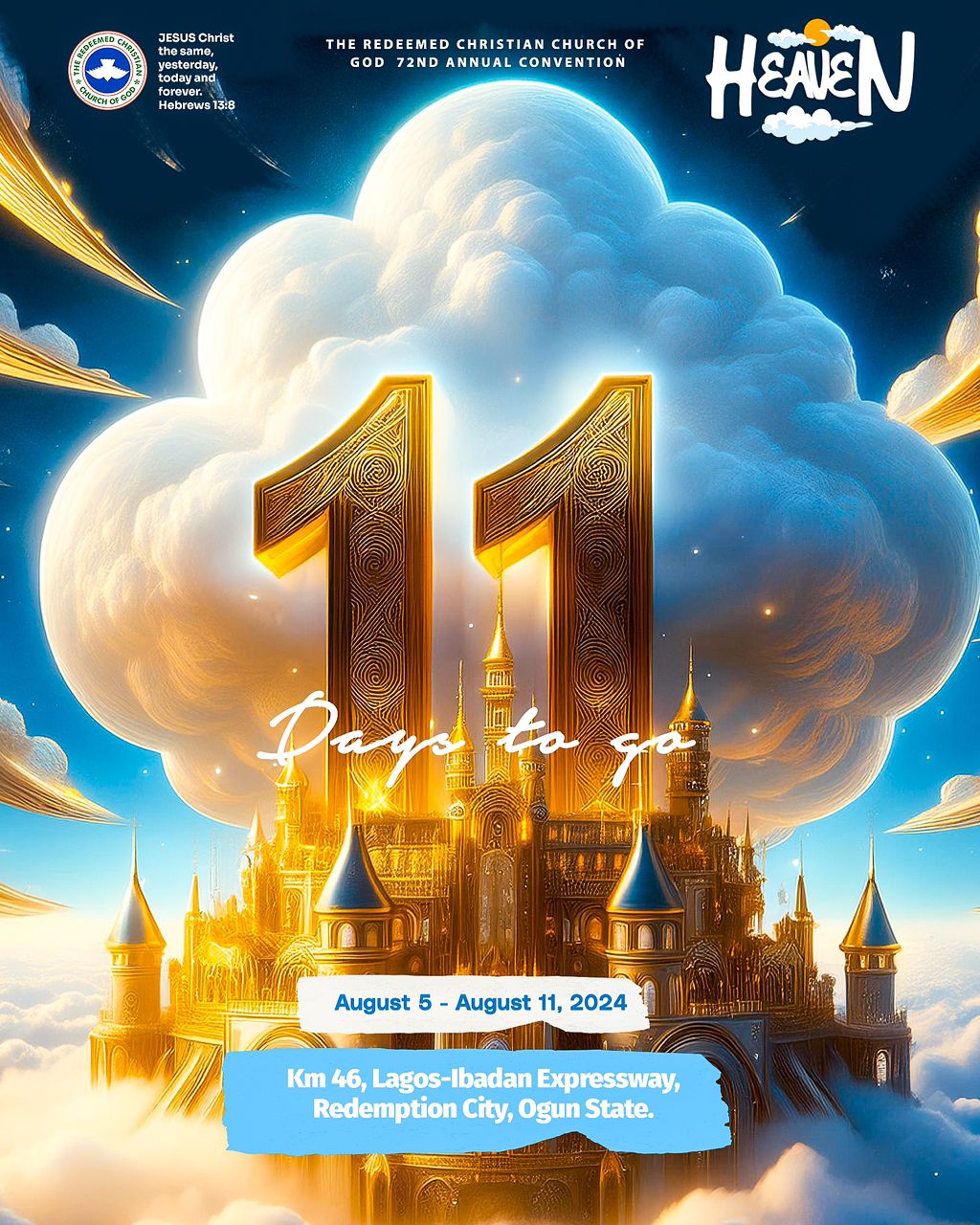 RCCG 72nd Annual Convention 2024 – Full Programme Schedule » The Preachers Portal