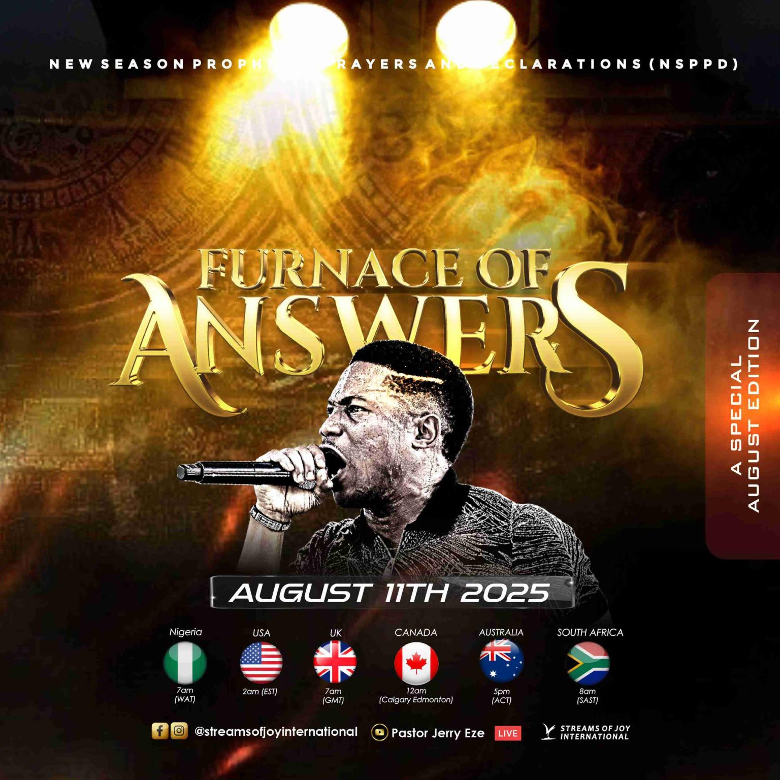 NSPPD Live 11th August 2025 – Pastor Jerry Eze » The Preachers Portal