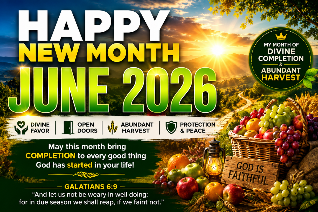 100+ Happy New Month June 2026 Prayers, Messages & Declarations » The ...